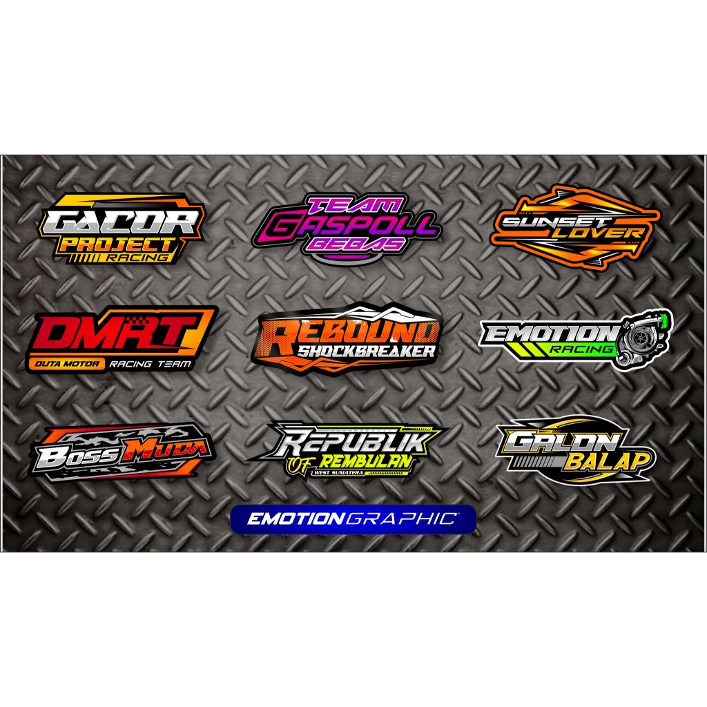 Jual CETAK STICKER LOGO CUSTOM DESAIN | Shopee Indonesia