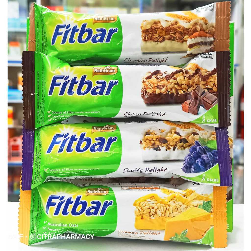 Jual Fitbar Multigrain 𝟏 𝐏𝐂𝐒 - Bar Sereal Rendah Kalori/Snack Diet ...
