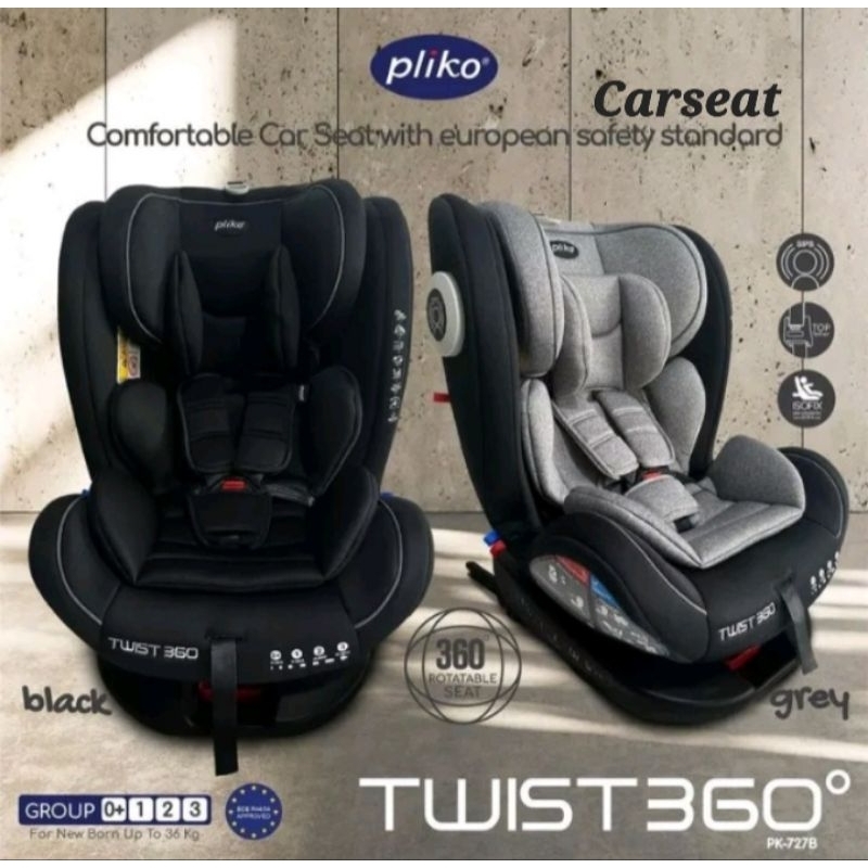 Jual Carseat Pliko Twist 360 PK 727B With Isofix / Touring PK 507B ...