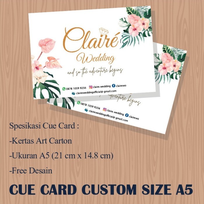 Jual CUE CARD MC AKRILIK Q CARD PEMBAWA ACARA PENATA ACARA EVENT ...