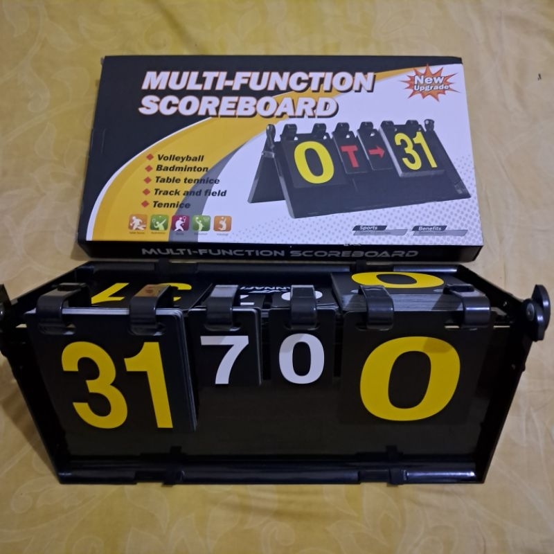 Jual PAPAN SKOR OLAHRAGA - SCORE BOARD BADMINTON VOLI BASKET TENIS MEJA ...