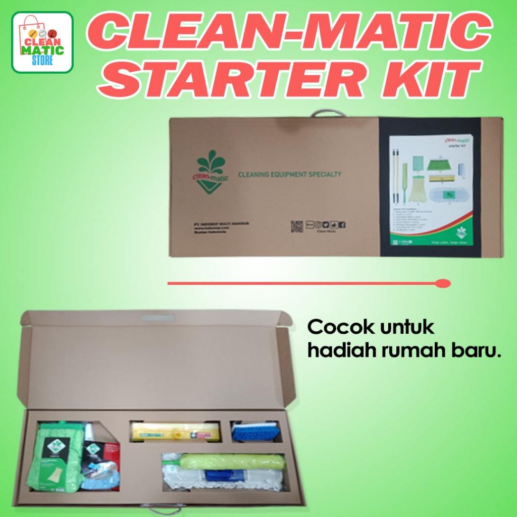 Jual Clean Matic - Starter Kit ( Hadiah Paket Alat Kebersihan Rumah ...