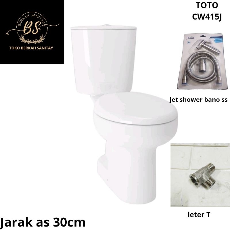 Jual Closet duduk Toto cw415j/closet duduk lengkap cw415 | Shopee Indonesia