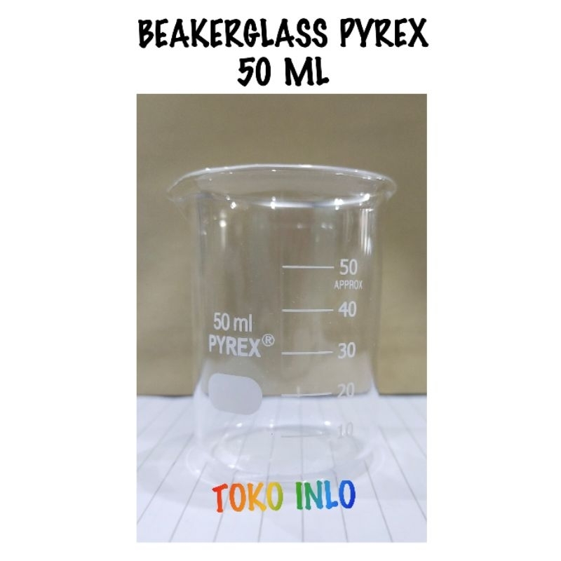 Jual Beaker Glass IWAKI & PYREX 50 ml/Gelas Kimia/Beakerglass | Shopee ...