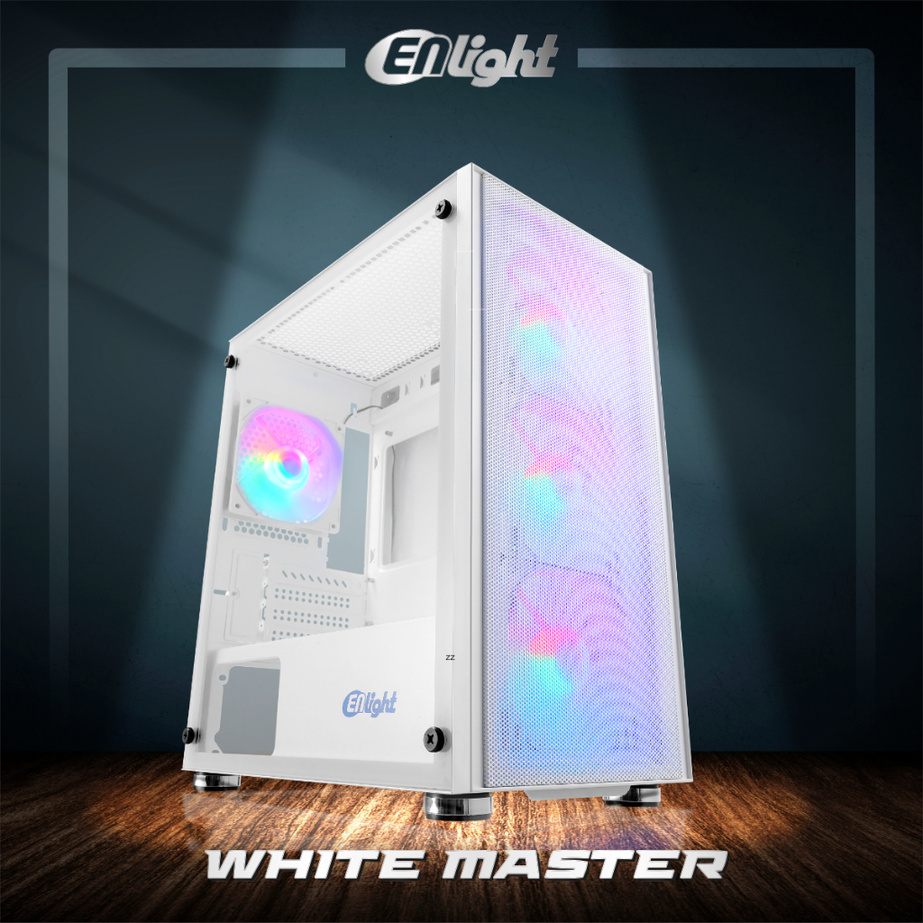 Jual Enlight White Master Casing PC Komputer Gaming Mid Tower Micro M ...