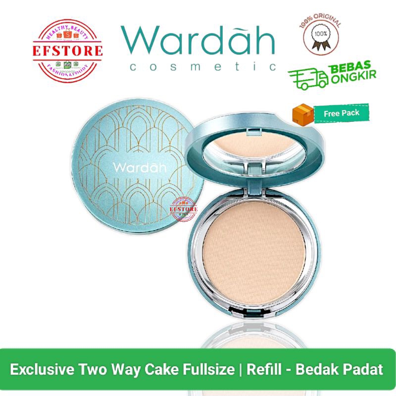 Jual WARDAH Exclusive Two Way Cake Fullsize | Refill - Bedak Padat ...