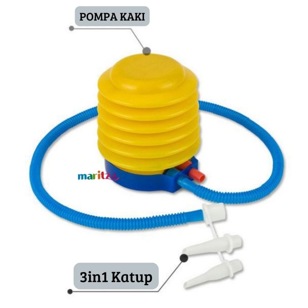 Jual Pompa Injak Balon Angin Kaki / Pompa Balon / Pompa Pengisian ...
