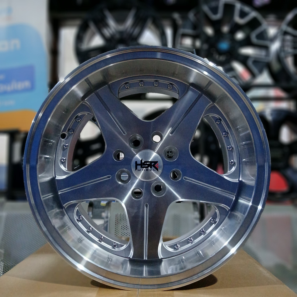 Jual velg racing hsr model celong ring 15 type anambas for brio agya swift yaris vios sigra ...