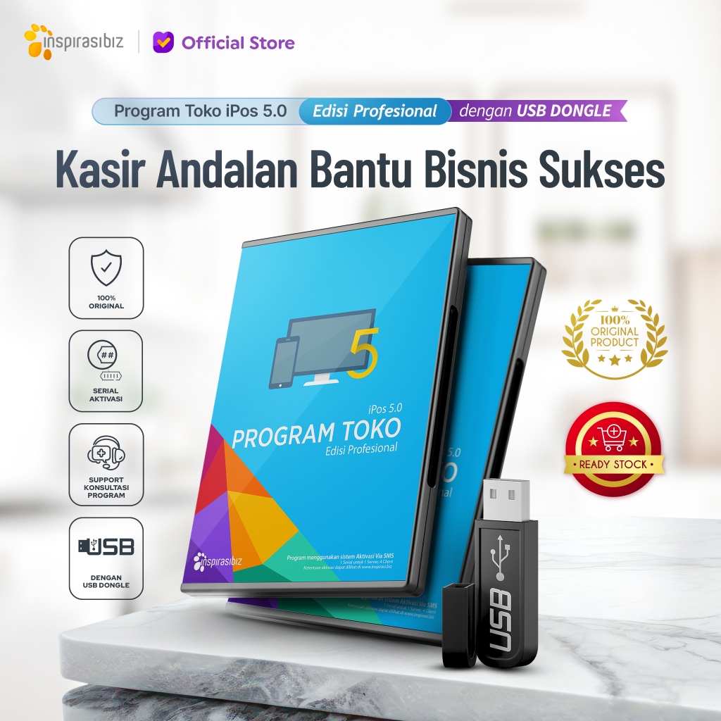 Jual Program Toko iPos 5.0 Profesional [Edisi Dongle] | Shopee Indonesia