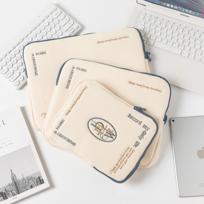 Jual Tas Laptop and Ipad Sleeve Tas Komputer Anti Goncangan Bordir ...