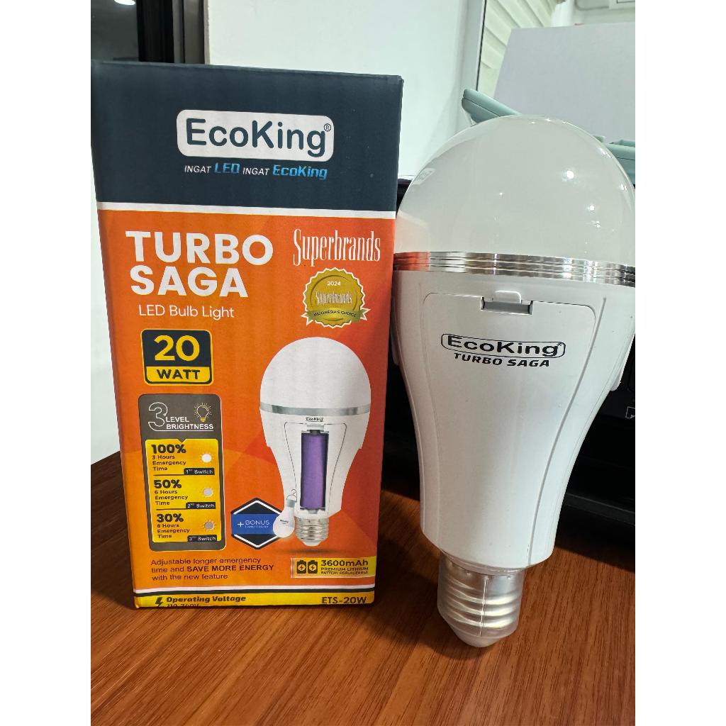 Jual Lampu Emergency LED ecoking 20watt Turbo | Shopee Indonesia