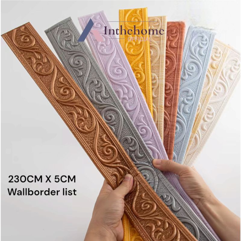 Jual Wall Border List / Wallborder Foam 3D（ 2.3Meter） /Walpaper List ...