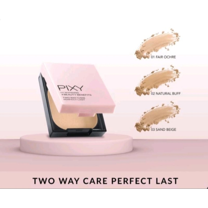 Jual Pixy two way cake perfect last / refill two way cake | Shopee ...