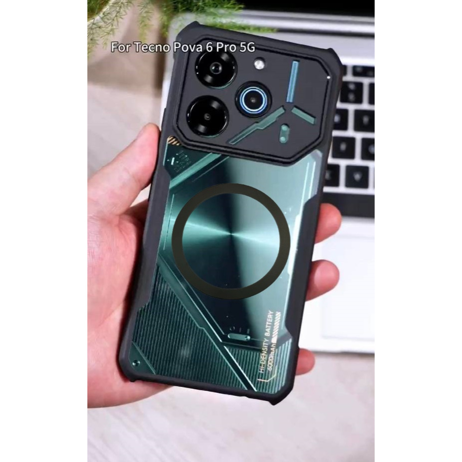 Jual Case TECNO POVA 6 6 PRO MAGSAFE Beatle Series Bumper Magnetic ...