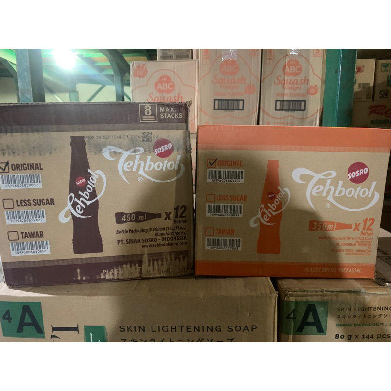 Jual Teh Botol Sosro Kemasan exp Pet Botol 450 ml / 350ml 1 dus isi 12 botol | Shopee Indonesia