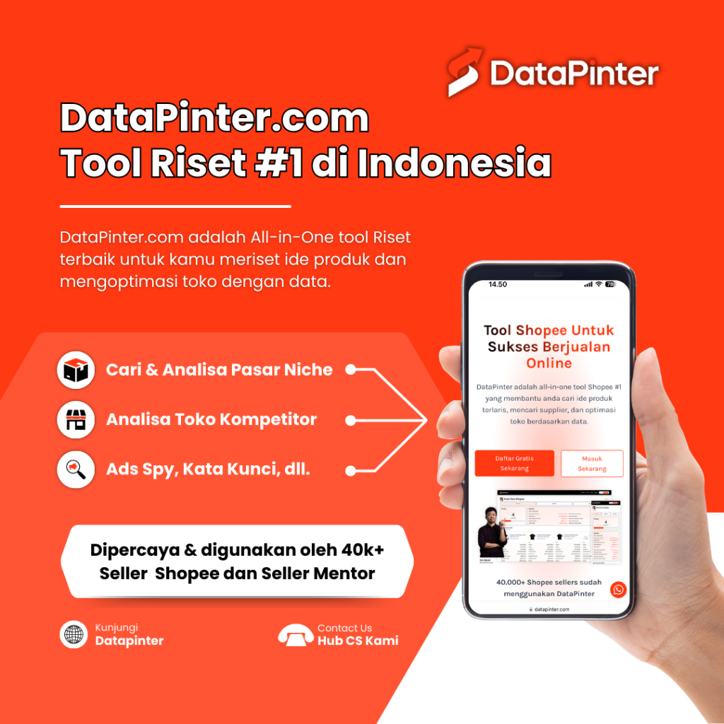 Jual Paket DataPinter - Cara Jualan di Shopee dengan Data agar toko dapat terus berkembang ...