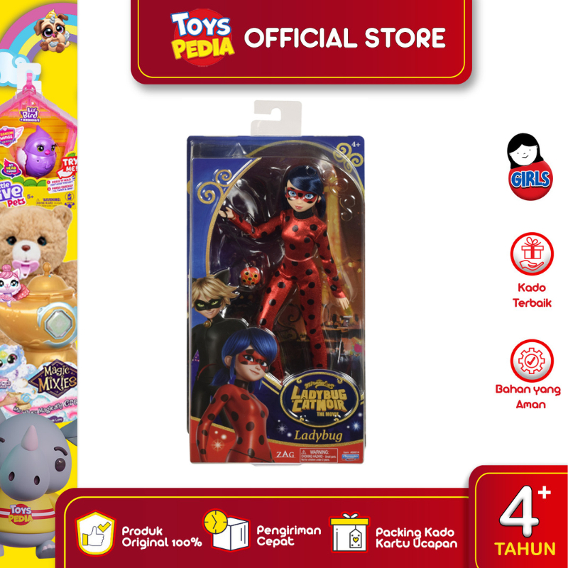 Jual Mainan Boneka Miraculous Ladybug Movie Ladybug | Shopee Indonesia