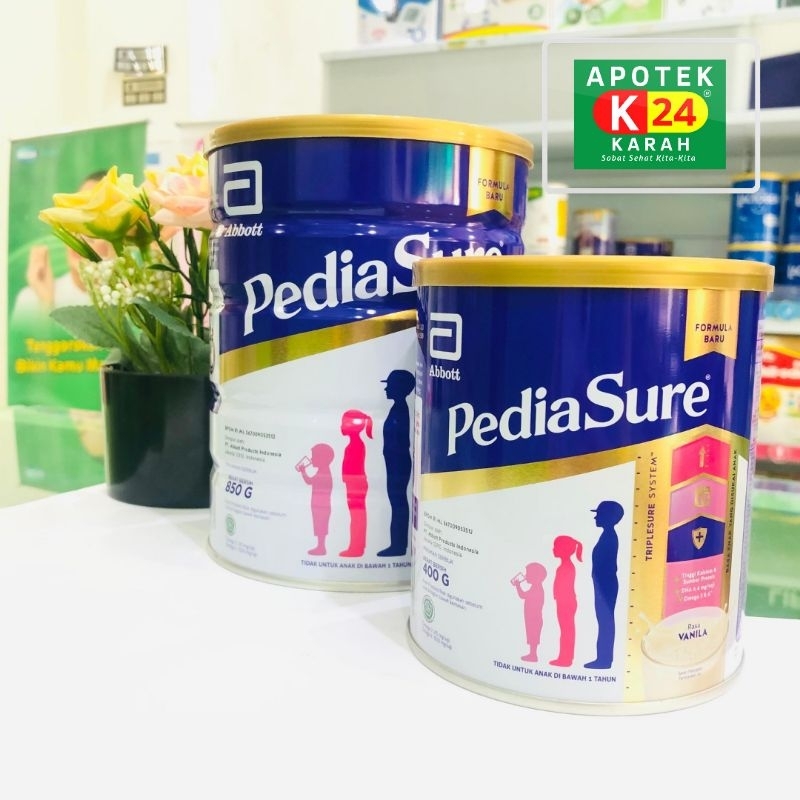 Jual PEDIASURE TRIPLESURE VANILA 850G KALENG {PER KALENG} | Shopee Indonesia