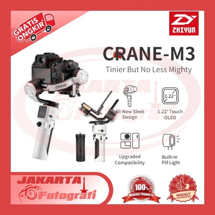 Jual ZHIYUN CRANE M3 3-AXIS GIMBAL STABILIZER RESMI | Shopee Indonesia