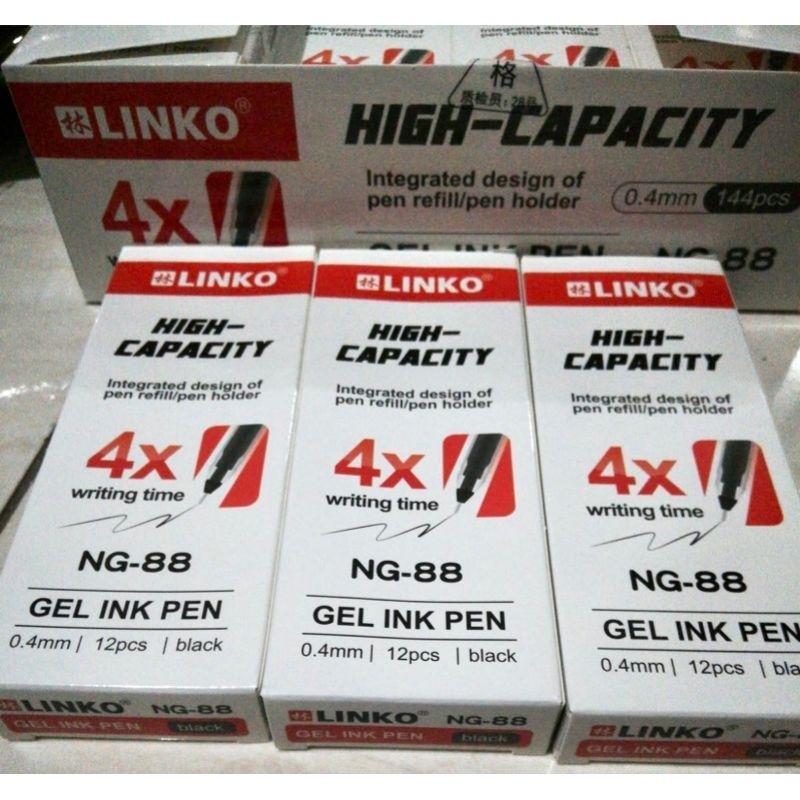 Jual bulpen gel Linko 0.4 mm (per pcs) | Shopee Indonesia