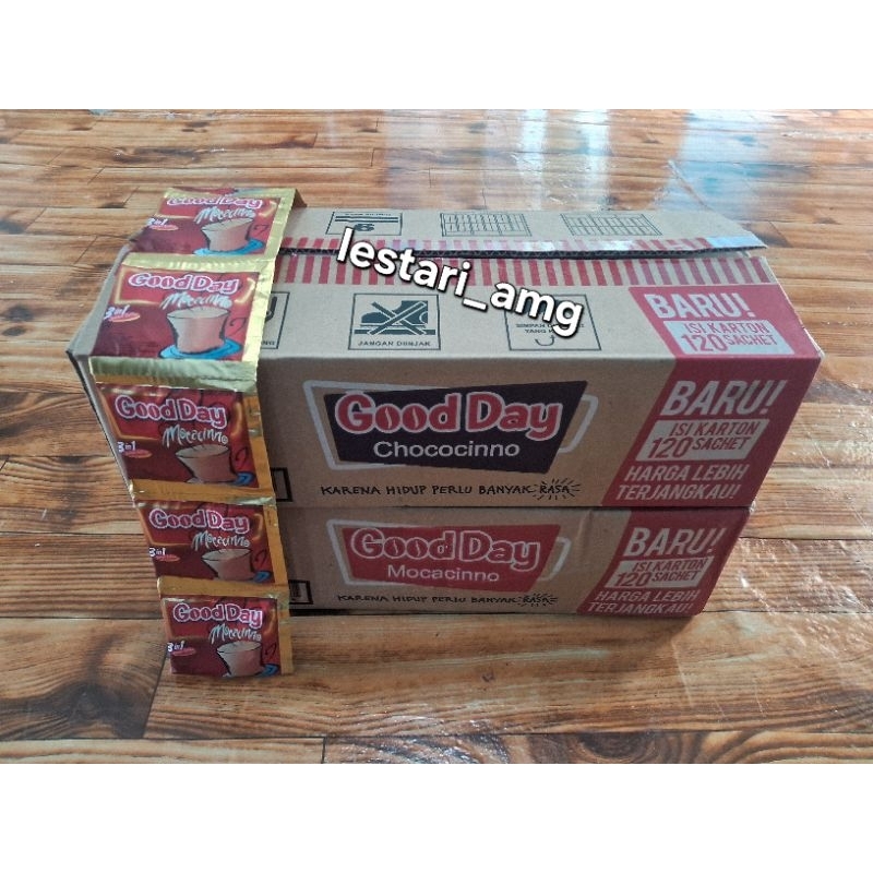 Jual Kopi Good Day 1 Dus isi 12 Renceng (120 Sachet)/ 1/2 Dus isi 6 ...