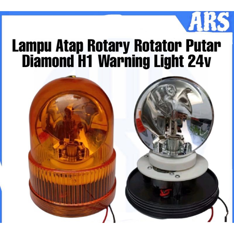 Jual Lampu Atap Rotary Rotator Putar Diamond H1 Warning Light 24v ...