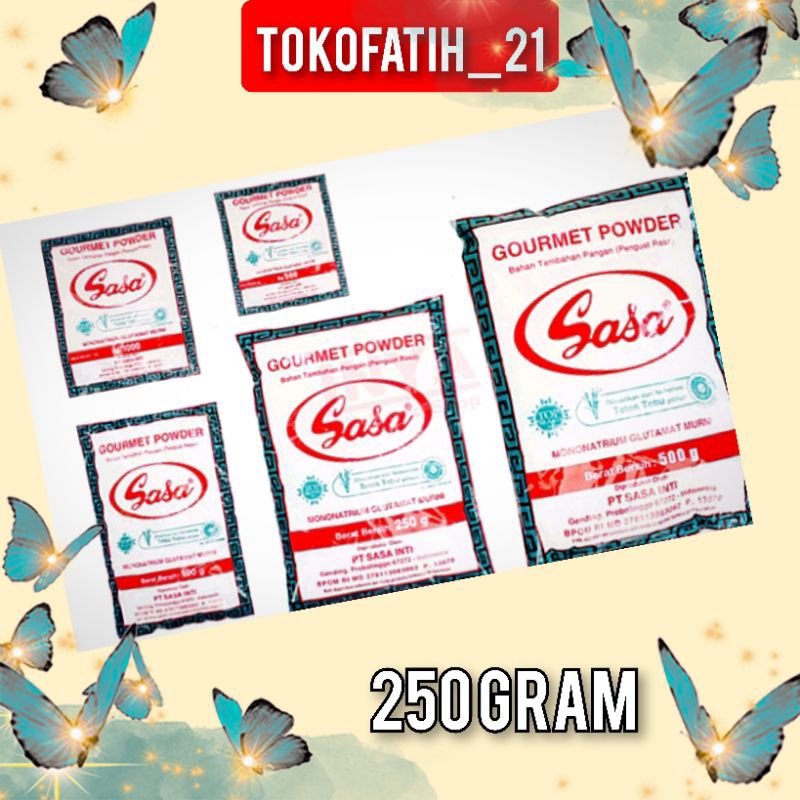 Jual Sasa 250 Gram / Penyedap Rasa MSG Kemasan Sachet Seasonings ...