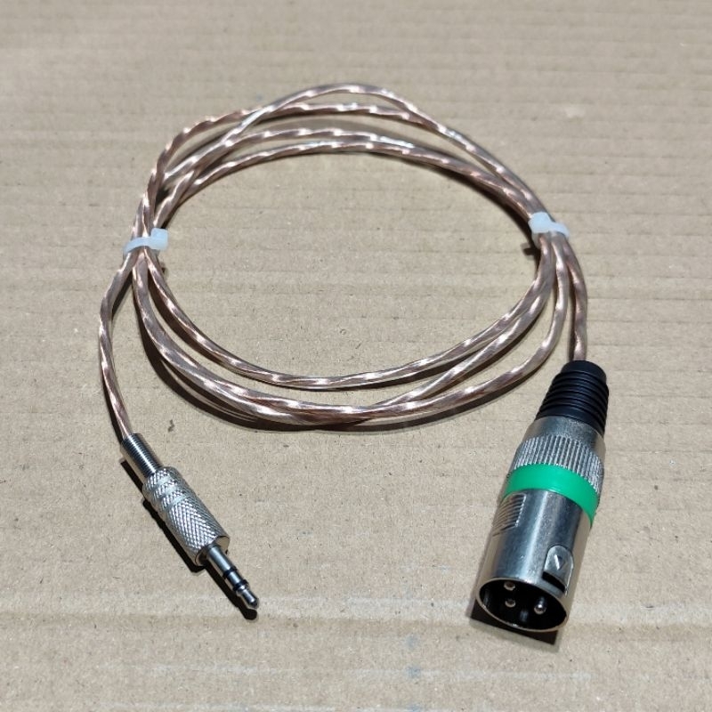 Jual Kabel Head Jek Mini 3,5mm To Jek XLR Canon Male Jek Hp Ke Mixer ...