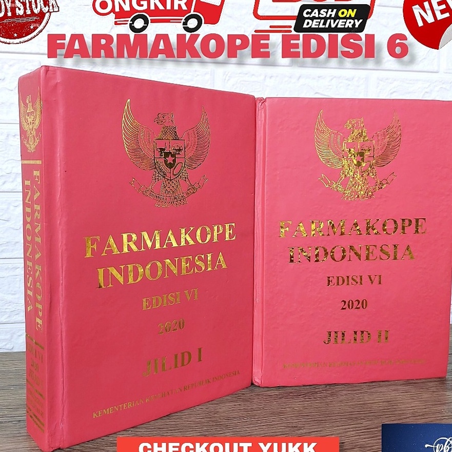 Jual berkualitas FARMAKOPE INDONESIA EDISI 5 6 BUKU 12 FARMAKOPE 3 ...