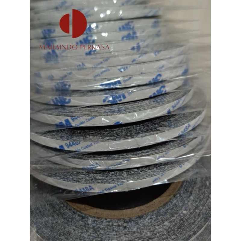 Jual Double Tape LCD / HP 3M 9448A Perekat Tissue Hitam Tipis Tahan Panas 5mm x 25m | Shopee ...