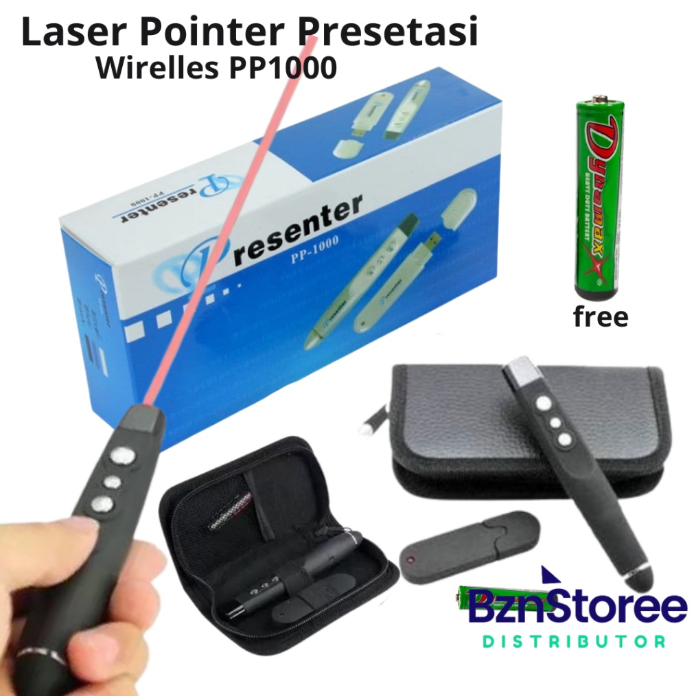 Jual MEGA Presenter Laser Pointer Wireless PP 1 PP1 Presentasi Murah Laser Pointer PP 1 Wireless ...