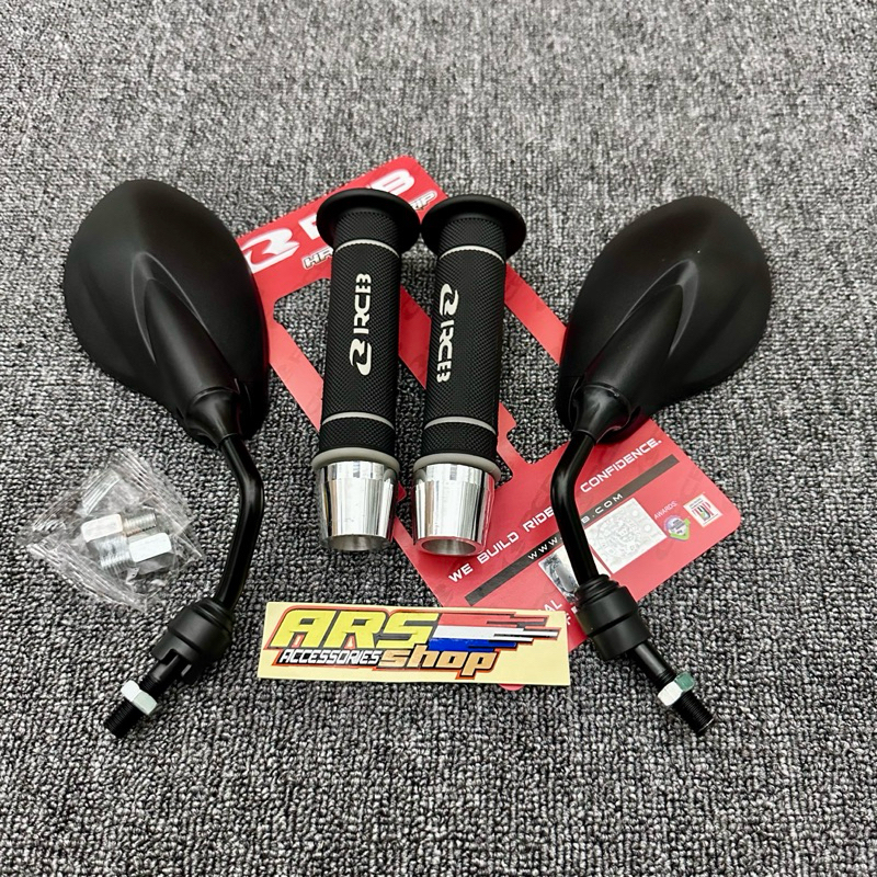 Jual SEPAKET Grip RCB HG55 ORIGINAL jalu chrome + Spion Motor Model X1 ...