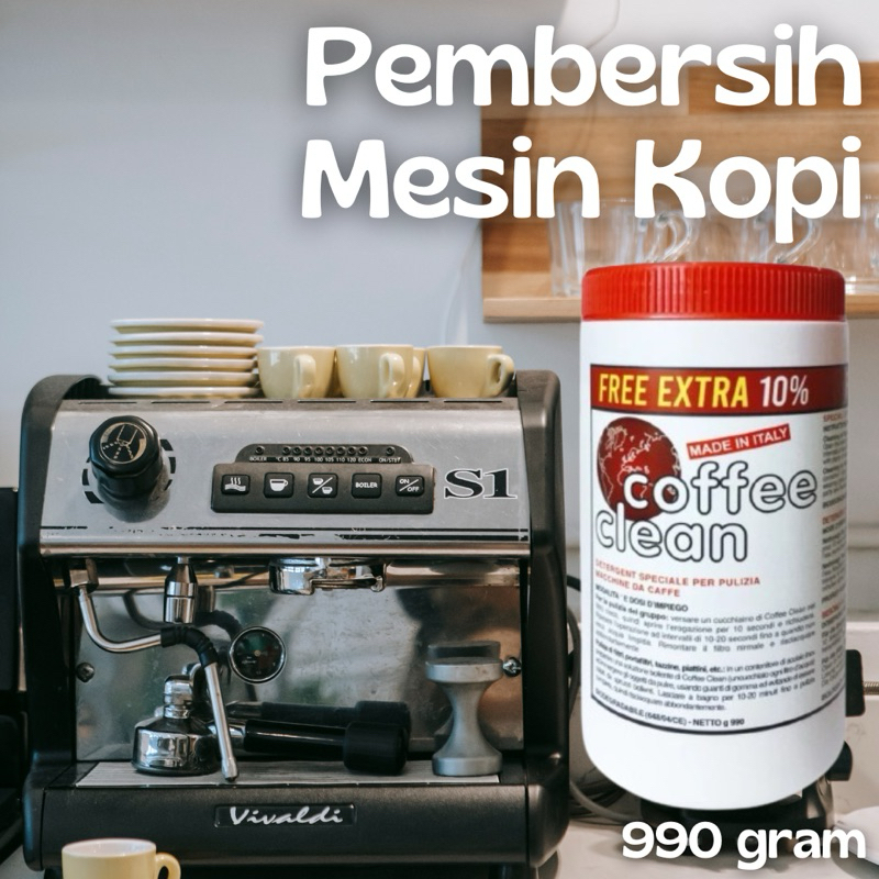 Jual Pembersih Mesin Kopi Coffee Clean Espresso Machine Cleaner Bubuk ...