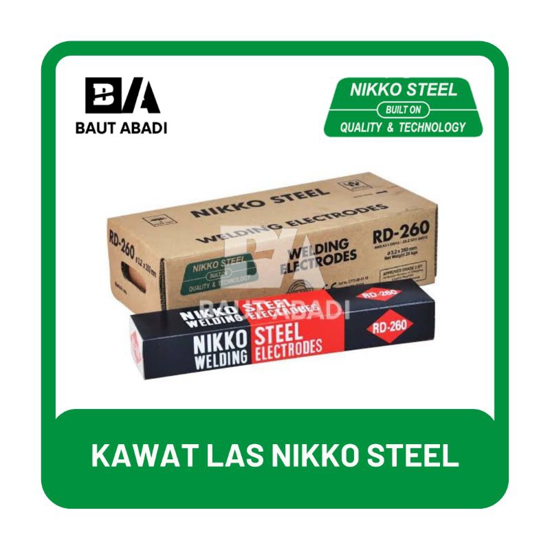 Jual Kawat Las Niko Steel RD 260 RD 460 5 kg | Shopee Indonesia