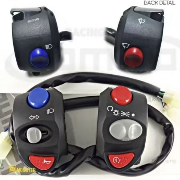 Jual SAKLAR HOLDER 1SET KIRI & KANAN SCOOPY FINO BEAT VARIO BEAT STREET ...