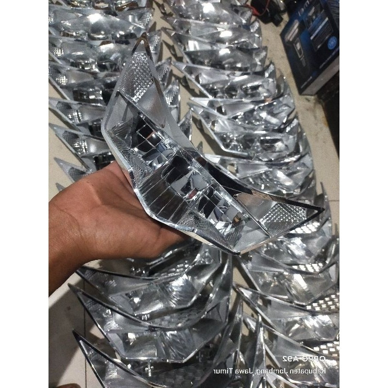 Jual reflektor crome lampu depan honda beat strett eco deluxe pop fi ...