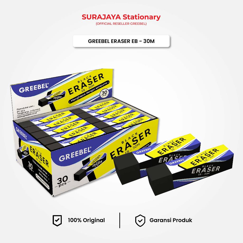 Jual Penghapus Eraser Stip Greebel / EB-30M | Shopee Indonesia