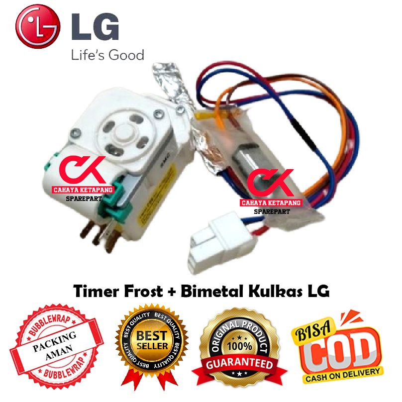 Jual [BAYAR D ITEMPAT] PROMO Timer TMDE-706 dan defrost bimetal Fuse kulkas LG 2 pintu 1set ...