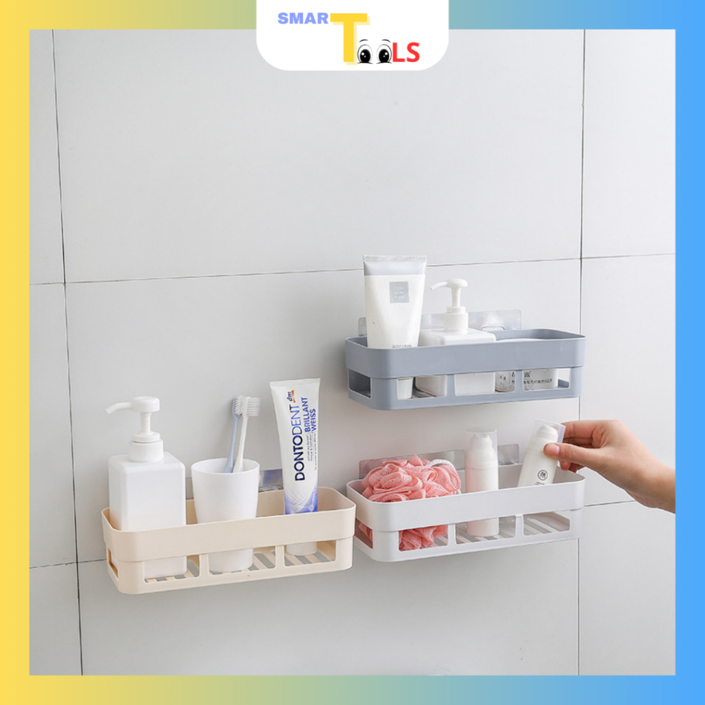 Jual SMART TOOLS Rak Sudut Siku Plastik / Rak Kamar Mandi / Rak Tempat ...