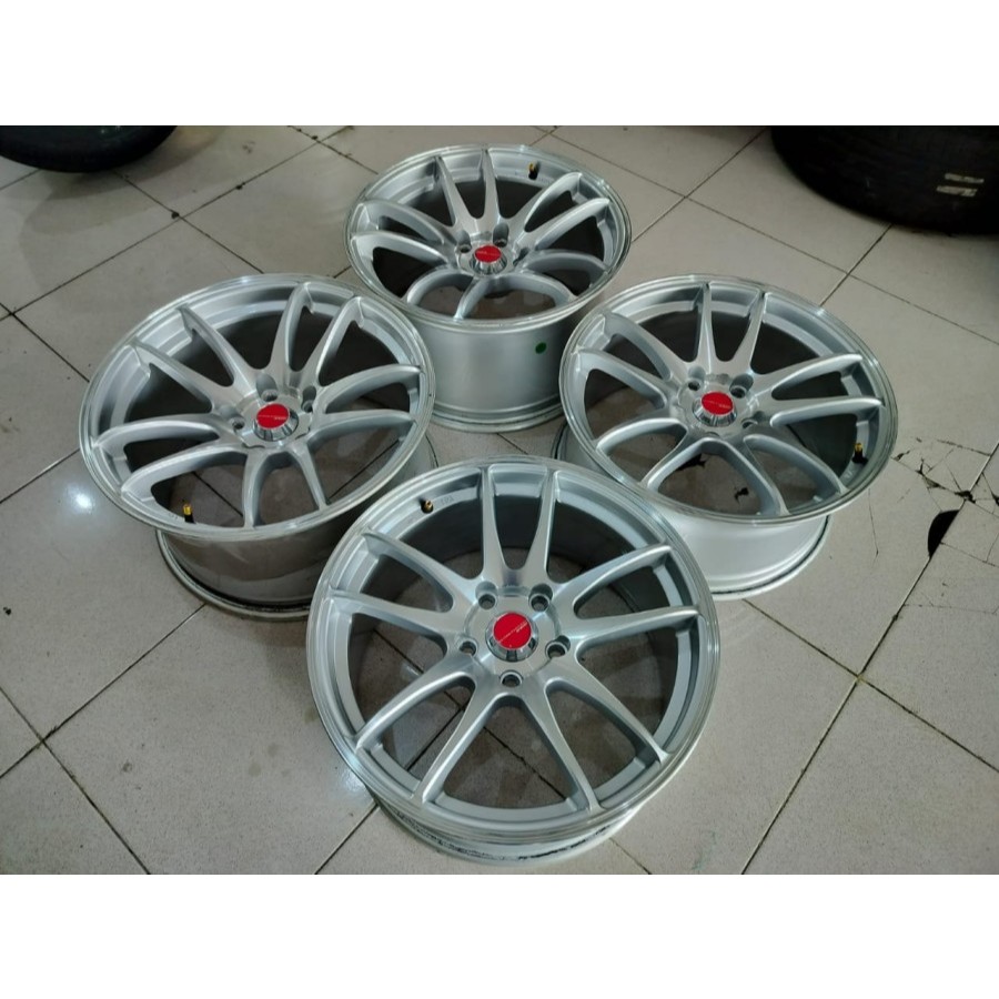 Jual VELG RACING BEKAS MODEL WORK R17 X8/9 5X114,3 ET35 SILVER COCOK ...