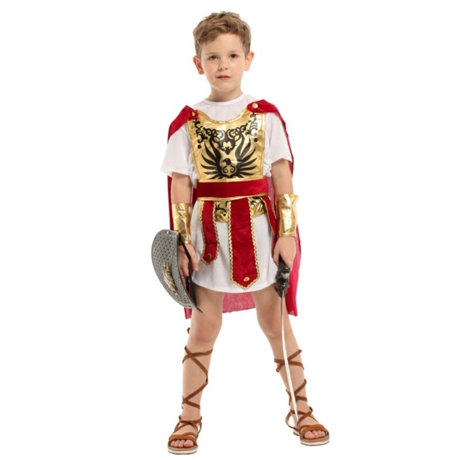 Jual Ancient Greece Spartan Warrior Costume Romania Gladiator Roman Boy ...