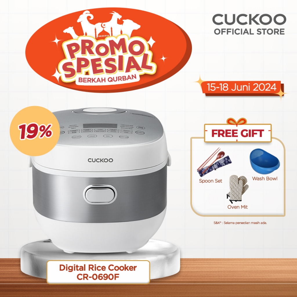 Jual CUCKOO Digital Rice Cooker 1 L CR-0690F Magic Com Penanak Nasi ...