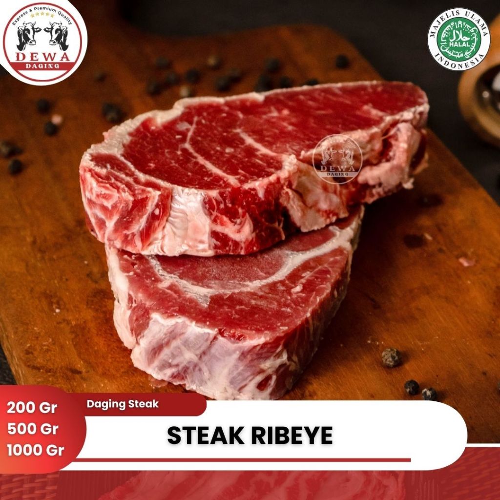 Jual Daging Steak Ribeye | Beef Steak Ribeye | Daging Sapi | Shopee ...