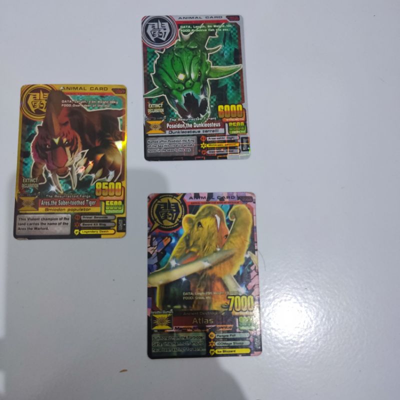 Jual Kartu Animal Kaiser Original Atlas, Ares, Poseidon | Shopee Indonesia