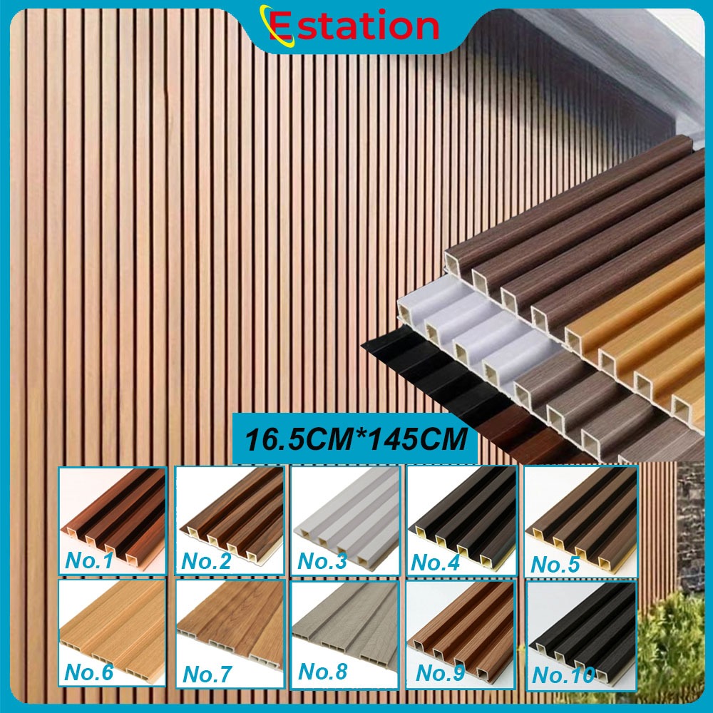 Jual WALL WPC WOOD PANEL WALLPANEL WPC PVC KAYU DINDING UKURAN 16.5CM x ...