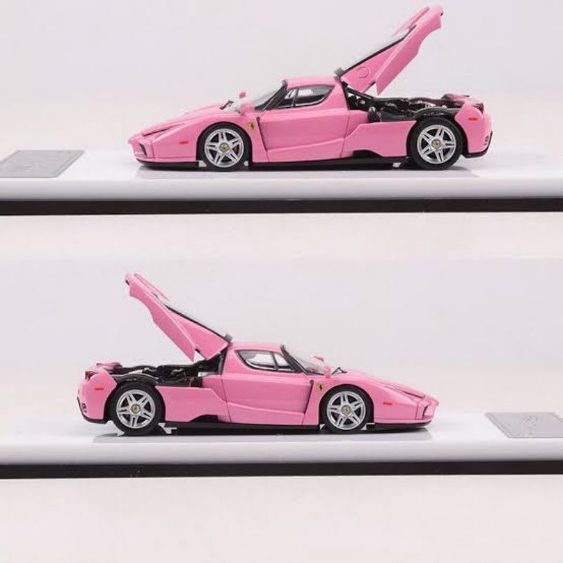 Jual King Model 1/64 Scale Ferrari Enzo Pink With figure limited 399 ...