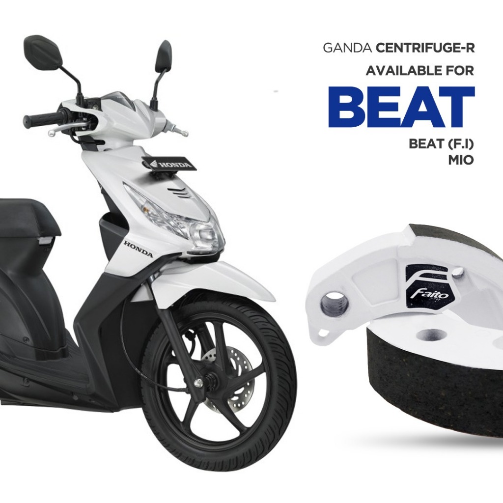 Jual Faito Clutch Shoe Kampas Ganda Beat Karbu / Beat FI K25 / Scoopy ...