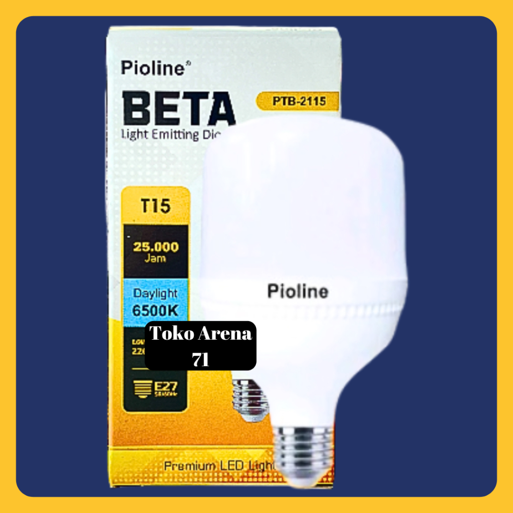 Jual Pioline Beta 15W 15 Watt bohlam lampu led murah t bulb tbulb ...