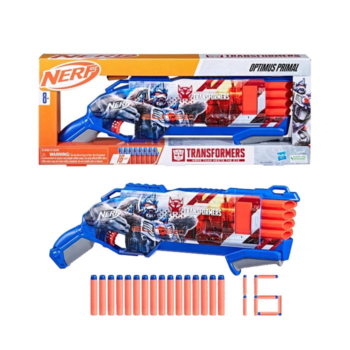 Jual Nerf Transformers Optimus Primal 20-Inch Dart Blaster | Shopee ...