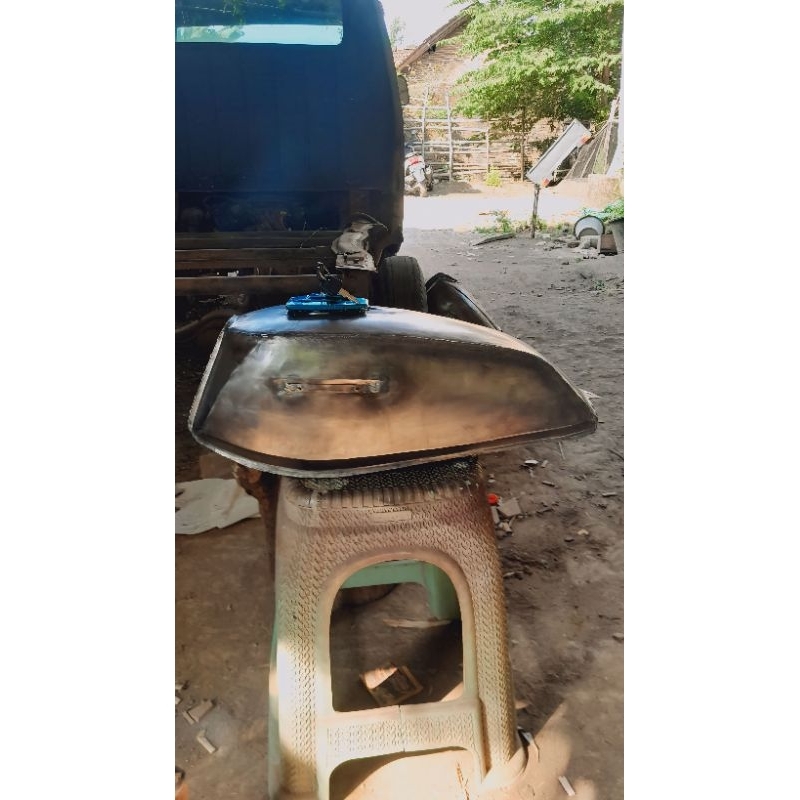 Jual Tangki gl pro nat lurus,set tutup,free poles+clear bahan DRUM ...